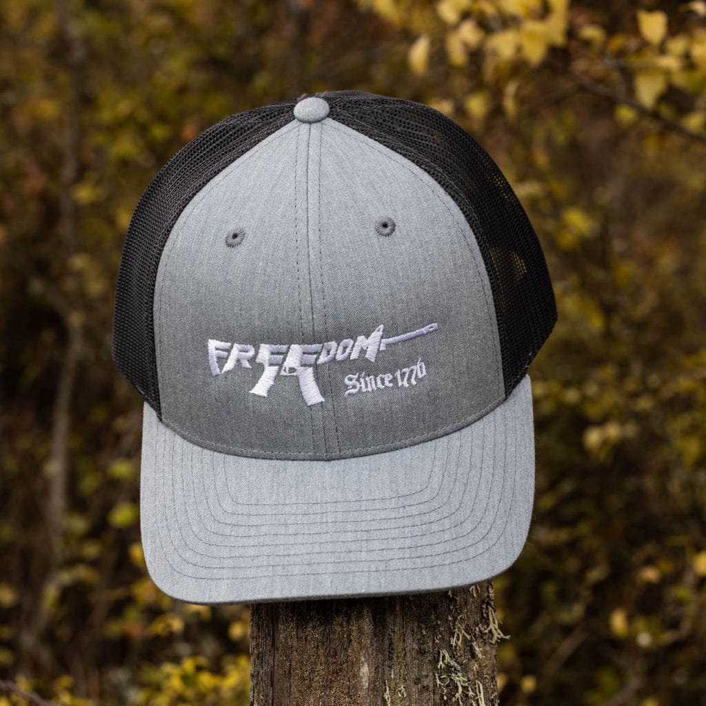 Freedom Rifle Hat Gray / Black - United States of American's Republic
